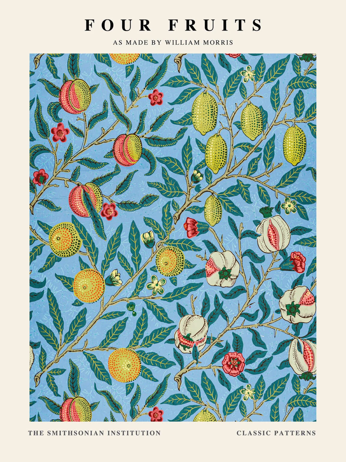 Poster William Morris - Four Fruits | Esque